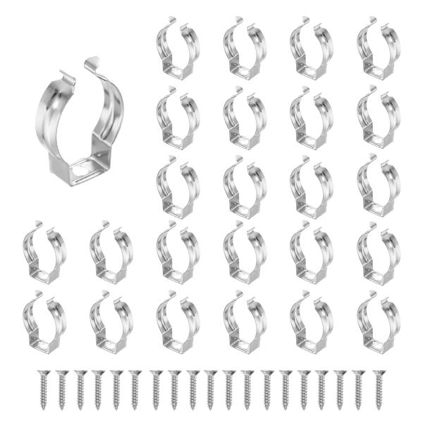 【本商品は海外出荷】お届けは通常20-30日を頂いております。これらのクリップは、主にてんじょう、壁、作業台、または棚に LED 蛍光管ライトを取り付けるためのものです。T8 サイズの LED ライトチューブに適しており、家庭用照明設備、商...