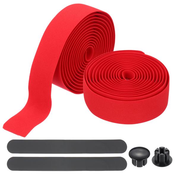 【本商品は海外出荷】お届けは通常20-30日を頂いております。仕様：カラー：レッド；素材：高弾性EVA；長さ：200cm / 6.56フィート；幅：3cm / 1.18"；厚さ：3 mm / 0.12"；パッキングリスト：自転車ハンドルバー...