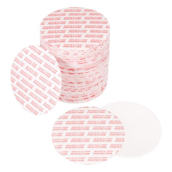 【本商品は海外出荷】お届けは通常20-30日を頂いております。カラー：ホワイト、レッド；素材：PS（ポリスチレン）；直径：58mm/2.28インチ；厚さ：1.2mm/0.05インチ；適切なボトルの外径ネックサイズは58mmよりわずかに小さい...