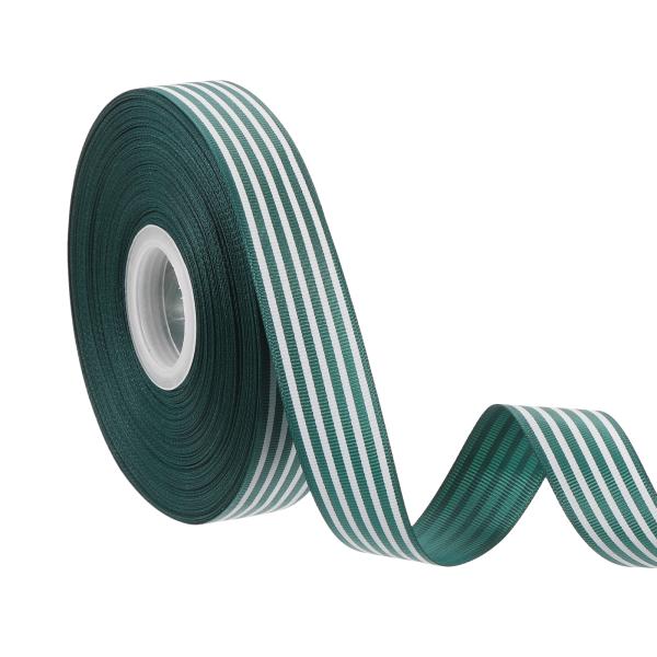 【本商品は海外出荷】お届けは通常20-30日を頂いております。カラー:ダーク緑;素材:ポリエステル;サイズ:50ヤードx25mm/1800x1インチ（長さ×幅）;パッキングリスト:1個xあめクリスマスリボン特徴:このストライプリボンは、伝統...