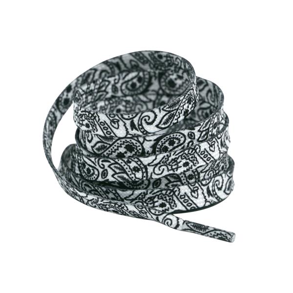 【本商品は海外出荷】お届けは通常20-30日を頂いております。素材：ポリエステル100%。表面には精巧なペイズリー柄が施されています。上質な素材と丈夫な織り構造で、強度と耐久性に優れています。アクティビティ中にほどける心配もありません。靴の...