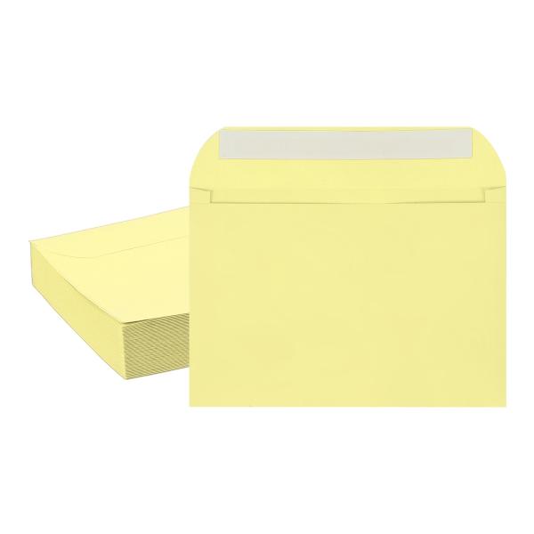 【本商品は海外出荷】お届けは通常20-30日を頂いております。カラー:薄黄色;素材:紙;サイズ:20x14cm/7.87x5.51インチ;内容量:封筒50枚特徴:厚手の110GS Mカラー紙を使用しており、中身をしっかり保護。使い方:セルフ...