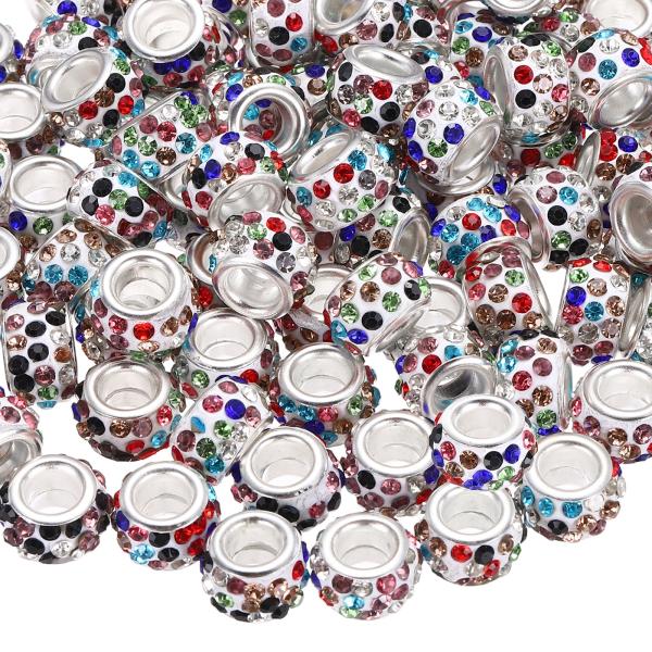 【本商品は海外出荷】お届けは通常20-30日を頂いております。多彩で創造的な用途-大きな穴のビーズは、宝石制作、ブレスレットのスペーサービーズ、ネックレスの装飾に最適で、ペンアート、キーホルダー、その他の装飾品にも使用できます。DIY愛好者...