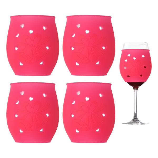 【本商品は海外出荷】お届けは通常20-30日を頂いております。パッケージ内容・サイズ: シリコン製ワイングラスカバー4個入り。サイズは85 x 77mm/3.3 x 3"(長さ*幅)、10.1-14.2ozのワイングラスに適しています。機能...