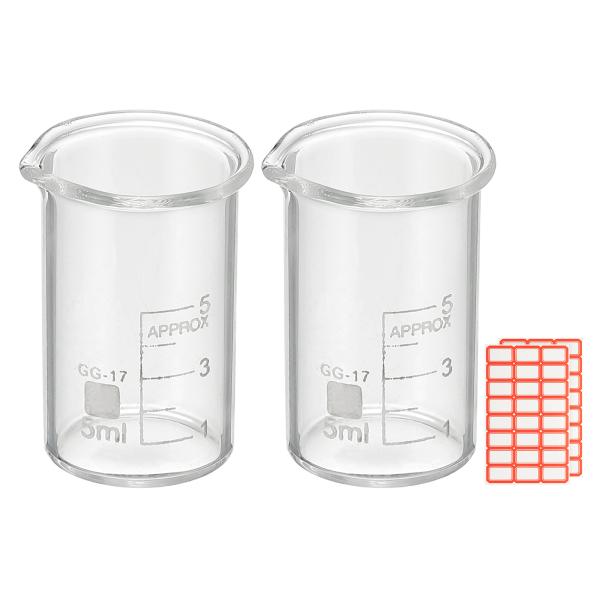 【本商品は海外出荷】お届けは通常20-30日を頂いております。容量：5ml；材料：3.3ボロシリケートガラス；最高温度：400度セルシウス度；全体サイズ：24 x 32.2mm / 0.94 x 1.27インチ(D*H)利点：3.3ボロシリ...