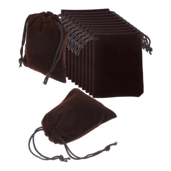 【本商品は海外出荷】お届けは通常20-30日を頂いております。パッケージ＆サイズ: このパッケージには、ドローストリング付きのベルベットバッグ12個が含まれており、各バッグのサイズは8 x 10 cm/3.1 x 4インチです。バッグは便利...