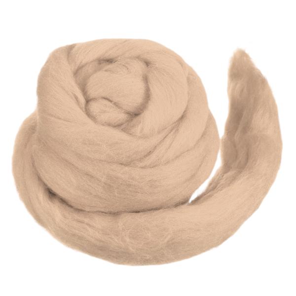 【本商品は海外出荷】お届けは通常20-30日を頂いております。このウールロービング糸は柔らかく非常に形状変化がしやすく、ニードルフェルティング、ウェットフェルティング、紡績、編み物、織りなどのさまざまなクラフトに適しています。毛布、人形、そ...