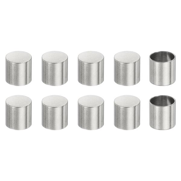 【本商品は海外出荷】お届けは通常20-30日を頂いております。ステンレス製＆防錆：ステンレス鋼製のコードエンドキャップで、錆びにくく、磨かれた質感を長期間維持します。コラムデザインでコード固定：バ レルビーズ型のエンドキャップが革ひもや糸素...