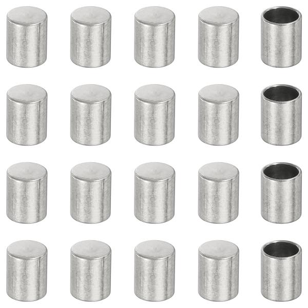 【本商品は海外出荷】お届けは通常20-30日を頂いております。ステンレス鋼製&amp;さび防止:ステンレス鋼製のコードエンドキャップで、さびに強く、磨かれたトーン仕上げが長持ちします。カラムデザイン、コード固定に最適:これらのバ レルビーズ...