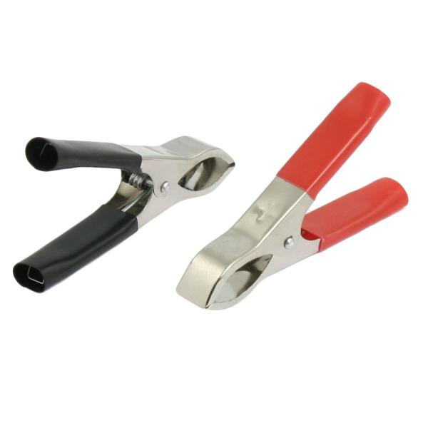 【本商品は海外出荷】お届けは通常20-30日を頂いております。製品名：カーバッテリーワニ口クリップ;材質：ソフトプラスチック、金属カラー：ブラック、レッド、シルバートーン；全体のサイズ：75 x 37 x 11mmジョーオープン最大幅：17...