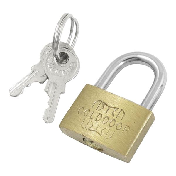 【本商品は海外出荷】お届けは通常20-30日を頂いております。製品名：南京錠;主な材質：真鍮ロックされたサイズ：30×20×6mm キーサイズ：24 x 10 x 1mmメインカラー：ゴールドトーン純重量：21gパッケージ内容：1×南京錠、...