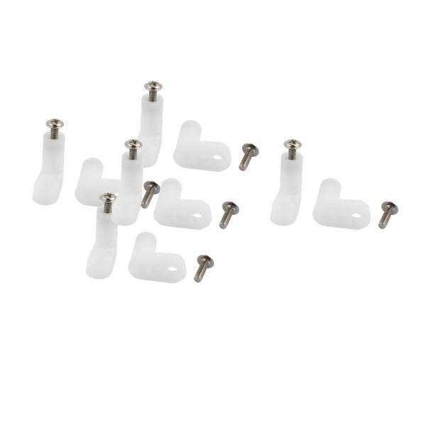 【本商品は海外出荷】お届けは通常20-30日を頂いております。; 材質：プラスチック正味重量：21g; パッケージ内容：PCBスペーサー　ネジ付き10個入りメインカラー：ホワイト; 合計サイズ：20×10×20mm（L * W * H）サポ...