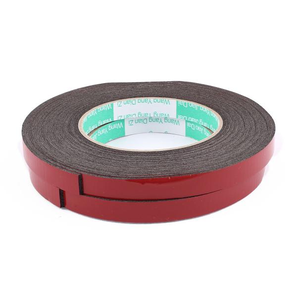 【本商品は海外出荷】お届けは通常20-30日を頂いております。パッケージ内容:2個 x 両面テープ; メインカラー: ブラック,レッドテープの厚さ: 2mm(H);テープ長: 5 M(L)製造国: CHINA; 材質: スポンジ正味重量: ...