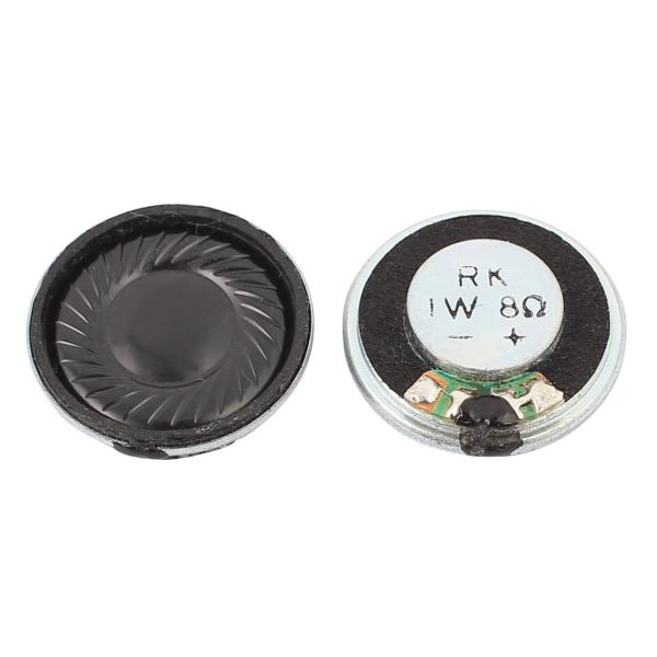 【本商品は海外出荷】お届けは通常20-30日を頂いております。; 材質：メタル、プラスチック; 正味重量：9g包装内容:マグネットスピーカー 2個入り;メインカラー：シルバートーン; 商品名：マグネットスピーカー電力：1W; 抵抗：8 Oh...