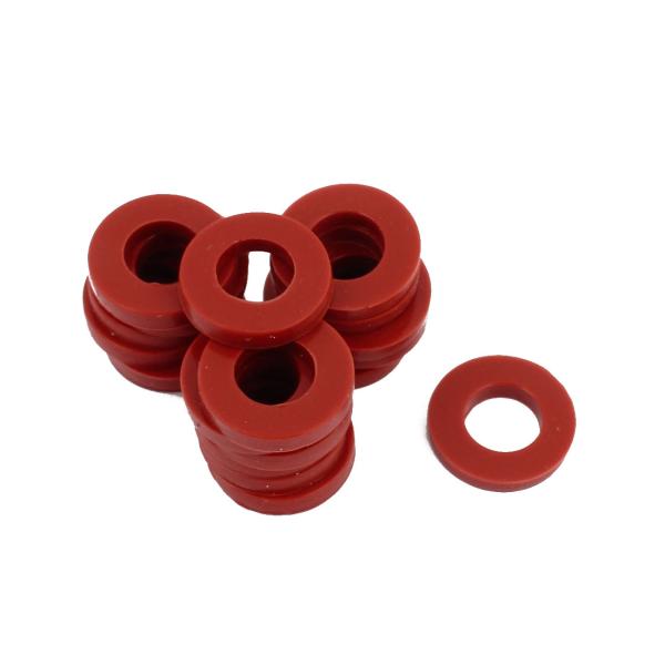 【本商品は海外出荷】お届けは通常20-30日を頂いております。重量：15g; パッケージ内容：20個xシールリングメインカラー：赤; 製品名：シールリング外径：19mm;厚さ：3mm内径：10mm; 材質：シリコン