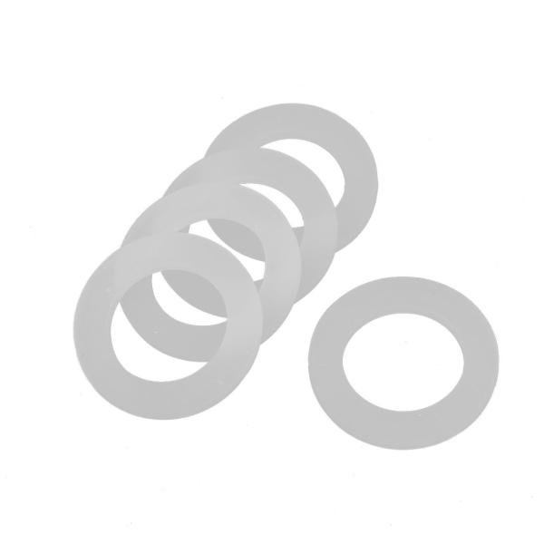 【本商品は海外出荷】お届けは通常20-30日を頂いております。　素材:ゴム重量:6g　パッケージコンテンツ:5*フラットワッシャーカラー:ホワイト　厚さ:3mm内径:21mm 製品名:フラットワッシャー外径:31mm