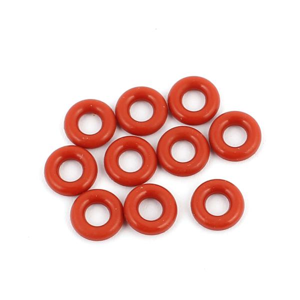 【本商品は海外出荷】お届けは通常20-30日を頂いております。厚さ：1.9mm;カラー：レッド重量：3g; パッケージ内容：10個xオイルシールリング外径：7mm製品名：オイルシールリング材質：シリコン