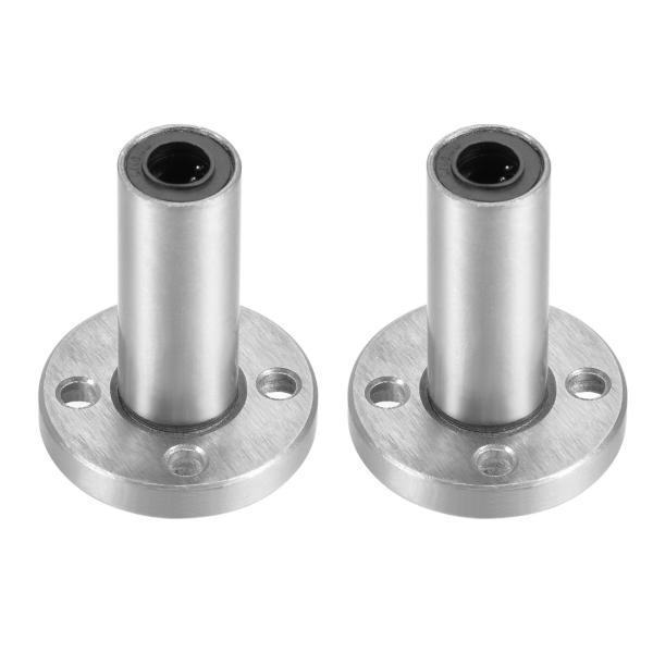 【本商品は海外出荷】お届けは通常20-30日を頂いております。モデル：LM6UU (公称シャフト直径(dr): 6mm, 外径(D): 12mm, 全長(L): 35mm)ラウンドフランジ リニアモーションボールベアリングブッシング 両面シ...
