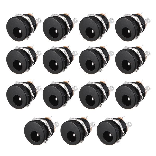 【本商品は海外出荷】お届けは通常20-30日を頂いております。高品質DC  -  022 5.5mmx2.1mm DC電源コネクタ女性のパネルマウント、優れた職人技3ピンはんだ付け端子、取り付けに便利古い壊れた5.5mmx2.1mm DCジ...