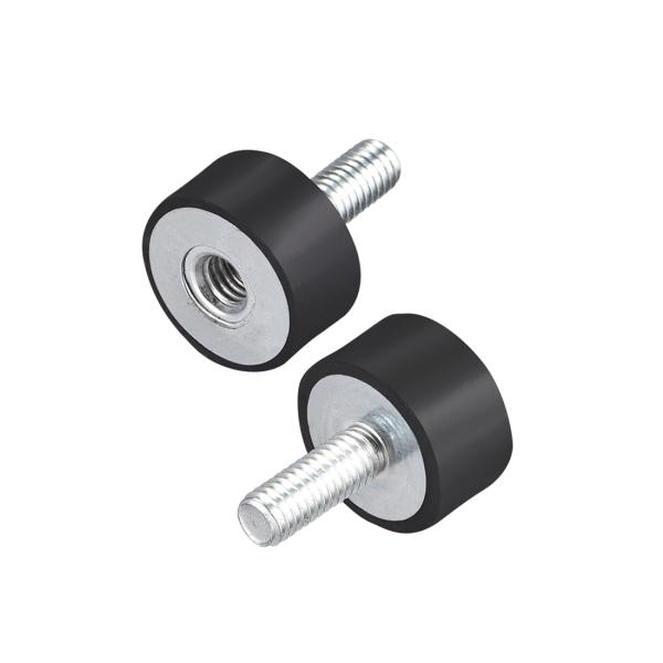 【本商品は海外出荷】お届けは通常20-30日を頂いております。ユニバーサルデザイン - おねじサイズ：M6 x 18mm (D x L); ゴムサイズ：20 x 10mm(D*H) ; 4個セットゴム振動マウント優れたデザイン - シンプル...