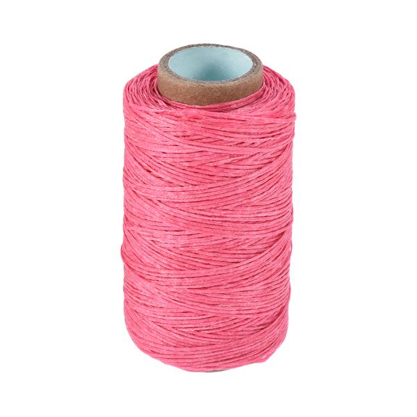 【本商品は海外出荷】お届けは通常20-30日を頂いております。[レザー縫製ワックススレッド] - 273ヤード/スプール（約250 M）; スレッドサイズ：1mm（150D）; 重量：4.41oz / 125g。[ヘビーフラットワックスドス...