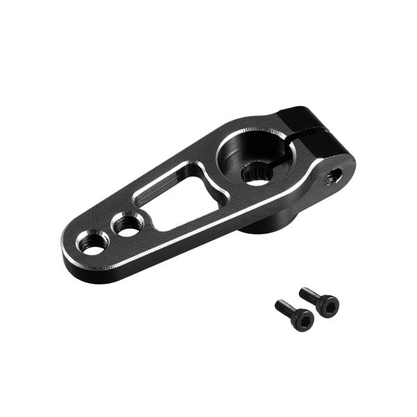 【本商品は海外出荷】お届けは通常20-30日を頂いております。25T サーボホーンアーム アルミニウム合金 ブラック RCカー用 ユニバーサル 付属部品穴の中心距離 (穴の中心から穴の中心まで測定)：19mm;15mm;サーボ出力口径:3....