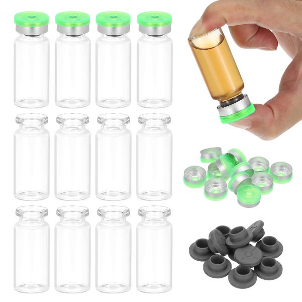 【本商品は海外出荷】お届けは通常20-30日を頂いております。用途：これらのガラスビアルには複数の保管機能があり、固体、液体、粉末の物質を簡単に保持できます。エッセンシャルオイルや香水などの液体を保管するのに最適ですが、培地、試クスリ、実験...