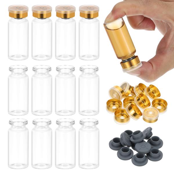 【本商品は海外出荷】お届けは通常20-30日を頂いております。用途：これらのガラスビアルには複数の収納機能があり、固体、液体、粉末の物質を簡単に保持できます。エッセンシャルオイルや香水などの液体を保管するのに最適ですが、培地、試クスリ、実験...