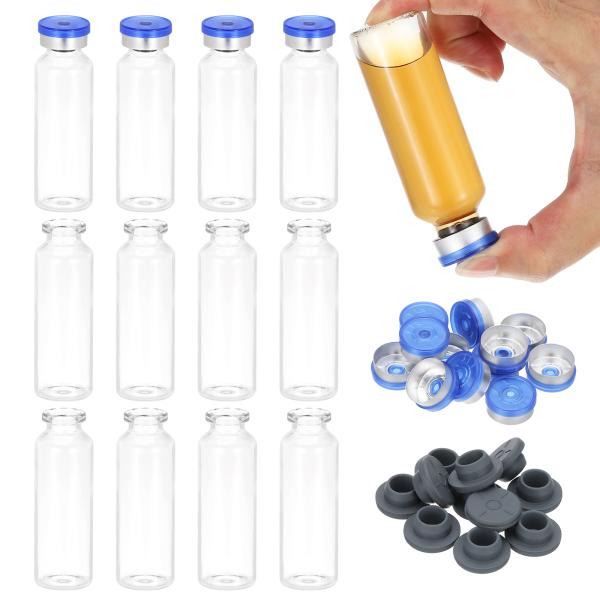 【本商品は海外出荷】お届けは通常20-30日を頂いております。用途：これらのガラスビアルには複数の保管機能があり、固体、液体、粉末の物質を簡単に保持できます。エッセンシャルオイルや香水などの液体の保管に最適であり、また、実験室、実験、家庭環...