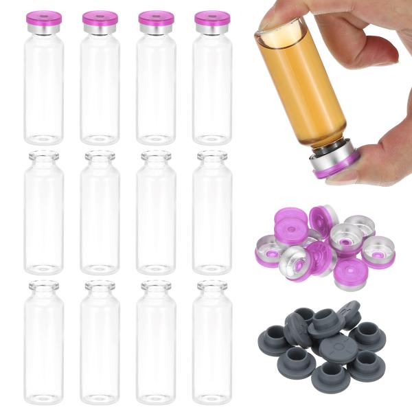 【本商品は海外出荷】お届けは通常20-30日を頂いております。用途：これらのガラスビアルは複数の保管機能を持ち、固体、液体、粉末の物質を簡単に保持できます。エッセンシャルオイルや香水などの液体の保管に最適であり、また、実験室、実験、家庭環境...