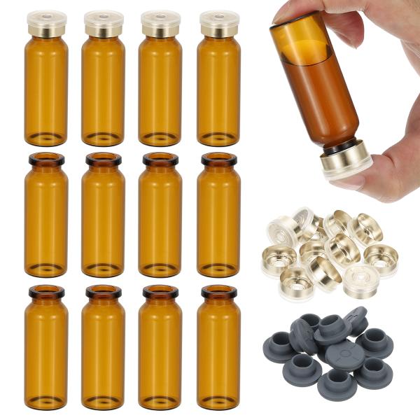 【本商品は海外出荷】お届けは通常20-30日を頂いております。用途：これらのガラスビアルには複数の保管機能があり、固体、液体、粉末の物質を簡単に保持できます。エッセンシャルオイルや香水などの液体を保管するのに最適ですが、培地、試クスリ、実験...