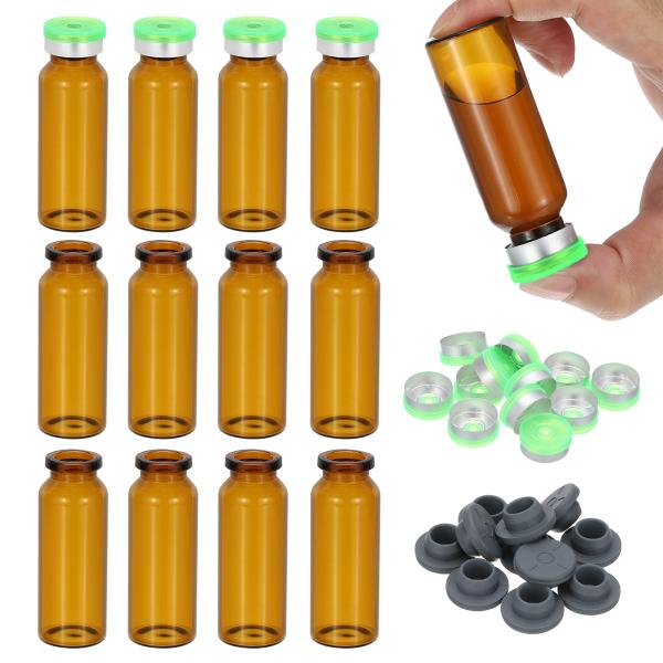 【本商品は海外出荷】お届けは通常20-30日を頂いております。用途：これらのガラスビアルには複数の保管機能があり、固体、液体、粉末の物質を簡単に保持できます。エッセンシャルオイルや香水などの液体を保管するのに最適ですが、培地、試クスリ、実験...