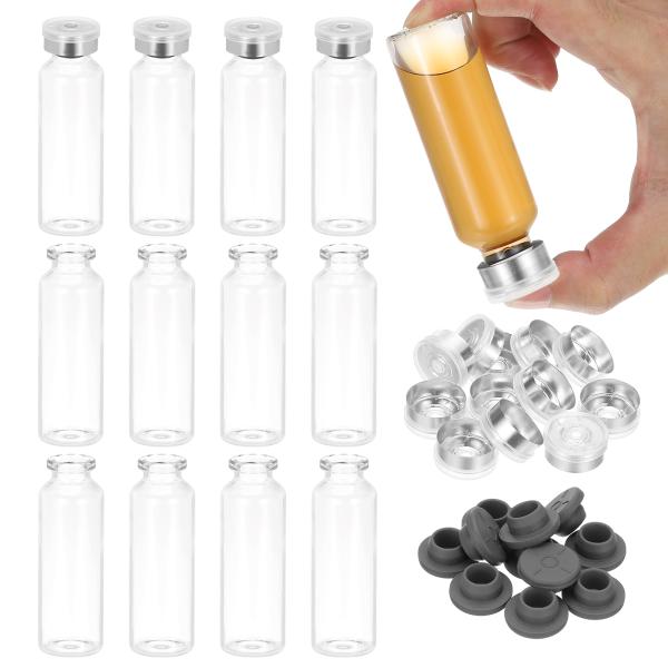 【本商品は海外出荷】お届けは通常20-30日を頂いております。用途：これらのガラス試験管は複数の保管機能を持ち、固体、液体、粉末の物質を簡単に保持できます。エッセンシャルオイルや香水などの液体の保管に最適ですが、培地、試クスリ、実験室、実験...