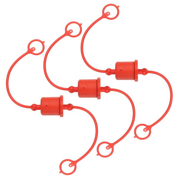 【本商品は海外出荷】お届けは通常20-30日を頂いております。カラー：レッド；モデル：1/2" ISO-A；梱包リスト：3セットの油圧カプラーキャップ（メスダストキャップ3個、女性プラグカバー3個）利点：安定したラバー素材製で、精巧な作業、...