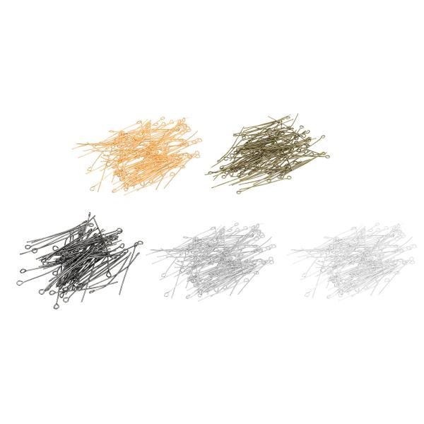 【本商品は海外出荷】お届けは通常20-30日を頂いております。仕様: カラー: 金色トーン、シルバートーン、黒、ロジウムカラー、ブロンズ。ピンサイズ: 0.7mm/ 0.03"/ 21ゲージ。穴径: 1.9mm/ 0.07"。全長: 40m...