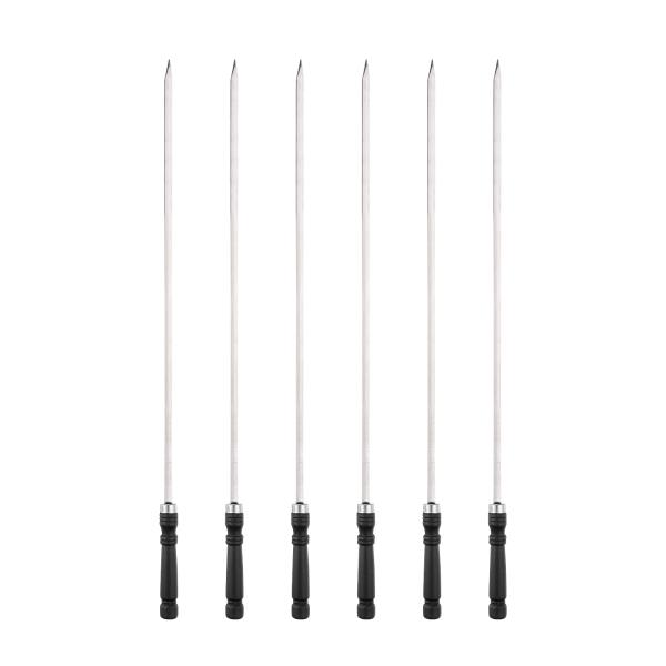 【本商品は海外出荷】お届けは通常20-30日を頂いております。サイズ - BBQスティックのサイズ：45cmx5.92mmx1.66mm/17.72"x0.23"x0.07"(L*W*T)、より多くの材料を刺すことができ、ほとんどのグリルに...