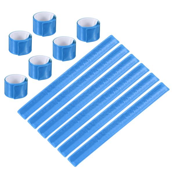 【本商品は海外出荷】お届けは通常20-30日を頂いております。カラー：ライトブルー；素材：PVC、弾性シリコンスチール；サイズ：30 x 3 cm / 11.81 x 1.18"；パッキングリスト：12個 x リフレクティブテープ利点：防水...