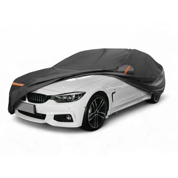 【本商品は海外出荷】お届けは通常20-30日を頂いております。[適合] BMWに対応 4er F30/F31 2013-2020用のカーカバー[良いデザイン] 反射警告バー：夜間に発光する蛍光色で設計され、予期せぬ衝突を回避します。 乗客用...