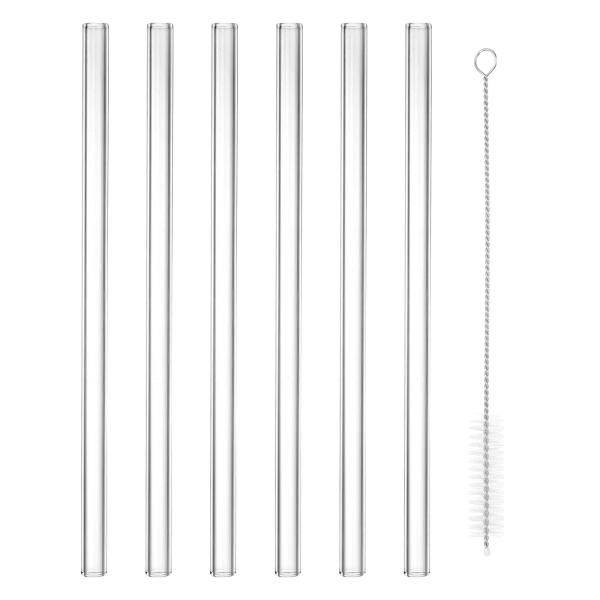 【本商品は海外出荷】お届けは通常20-30日を頂いております。仕様：材質：ガラス、カラー：透明、サイズ：高さ：25 cm、直径：12mm、パッケージリスト：6個 x ホウケイ酸ガラス管、1個 x クリーニング筆このガラス管は耐久性があり、お...