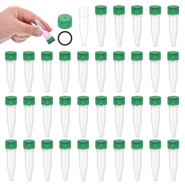 【本商品は海外出荷】お届けは通常20-30日を頂いております。キャップのカラー：緑；ボトルのカラー：透明；材質：PP（ポリプロピレン）；容量：1.5ml；ボトル口の外径：11mm；ボトルの高さ：44mm；全体サイズ：46x10mm（H*OD...