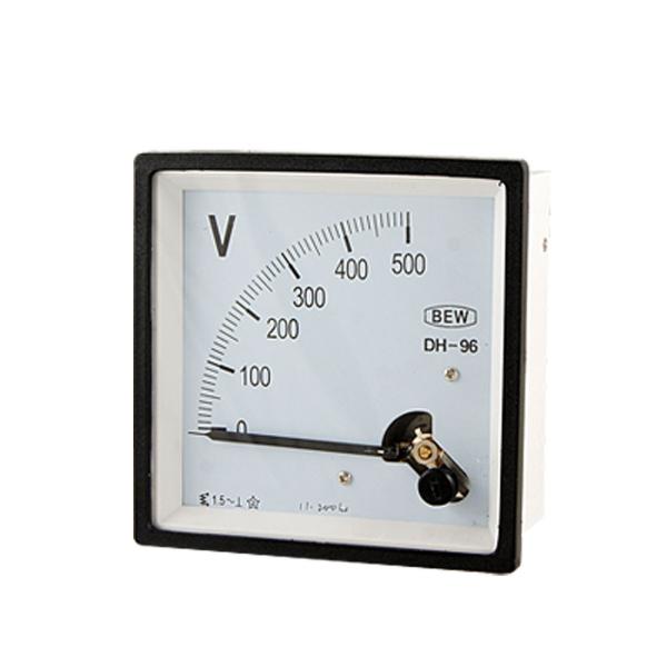 【本商品は海外出荷】お届けは通常20-30日を頂いております。製品名:アナログ電圧計 モデル：DH-96;範囲 : AC 0-500Vクラス：1.5;サイズ: 9.6 x 9.6cmスレッドサイズ：0.46 x 1.3cm 深さ: 6.4c...