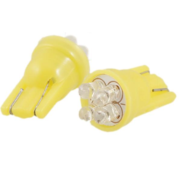 【本商品は海外出荷】お届けは通常20-30日を頂いております。製品名：カーLEDライト タイプ：T10電球LEDの数（各）：4 電圧：DC 12VLEDライトのカラー：オレンジ 全体的なサイズ（約）：1.2x 2.2cm(D*H)外部の素材...