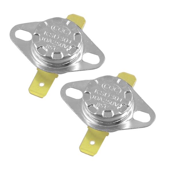 【本商品は海外出荷】お届けは通常20-30日を頂いております。商品名: セラミックタット モデル番号: KSD301アクションタイプ: (NC)常時関 作業温度: 85℃電圧: 10A AC 250V サイズ(毎個) : 3.8 x 1cm...