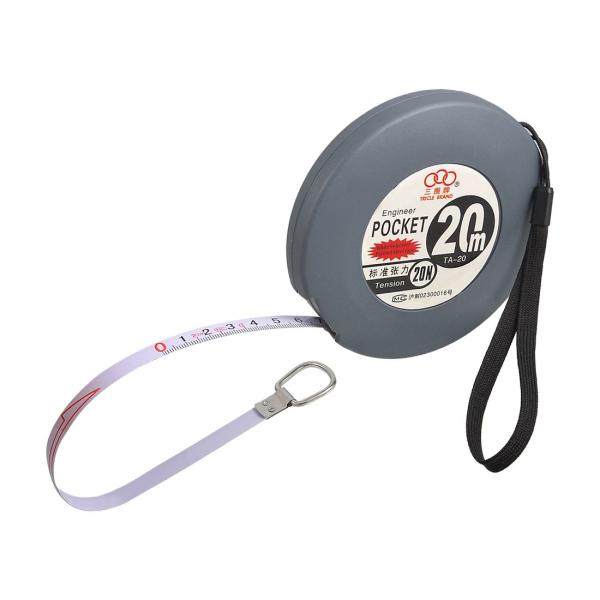 【本商品は海外出荷】お届けは通常20-30日を頂いております。商品名：テープメジャー;主な材料：金属、プラスチック;ケースとテープのメインカラー：ダークグレー、ホワイト標準張力：20N;測定スケール：メトリック；測定長さ：20mmテープ幅：...