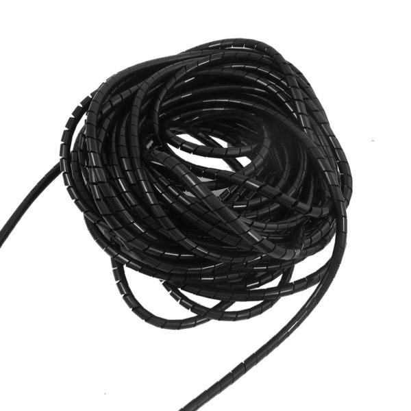 【本商品は海外出荷】お届けは通常20-30日を頂いております。商品名称：スパイラルホース;カラー：ブラックチューブ外径：6ミリメートル材質：ポリエチレン重量：121グラムパッケージ：1×スパイラルチューブ