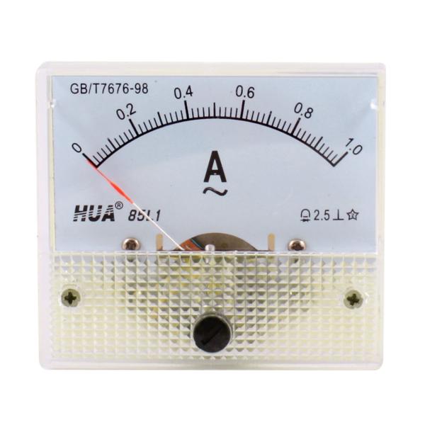 【本商品は海外出荷】お届けは通常20-30日を頂いております。商品名：アナログ電流計；モデル:85L1電流測定範囲:AC 0-1A;精度：クラス 2.5メーター面のサイズ（約）:6.3 x 5.5 x 1cm(L*W*T);系サイズ:0.2...