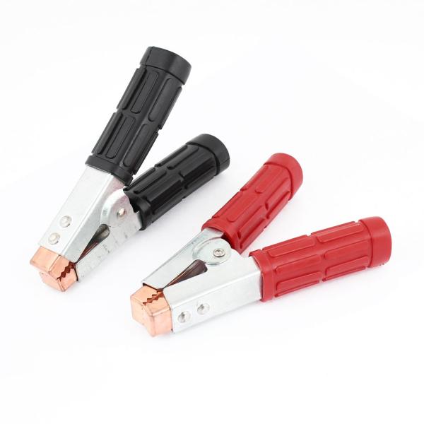 【本商品は海外出荷】お届けは通常20-30日を頂いております。製品名：カーバッテリーワニ口クリップ、定格電流： 2000A材質：プラスチック、銅メッキされた金属;色：赤、黒、銅トーン、シルバートーン全体サイズ（各）: 16 x 10.5 x...