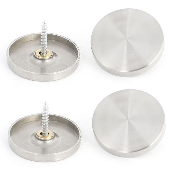 【本商品は海外出荷】お届けは通常20-30日を頂いております。商品名：飾りビス；主材質：ステンレス鋼ミアンカラー：シルバートーン；総高さ：23mmスクリューキャップダイヤ：40mm；掘削サイズ：4×18mm（D * H）重量：70gパッケー...