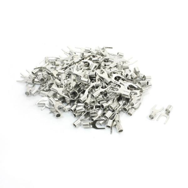 【本商品は海外出荷】お届けは通常20-30日を頂いております。商品名：非絶縁スペード端子、圧着端子の構築：非絶縁;タイプ：SNB2-4デザイン：フォークタイプ;フィットケーブルサイズ：1.5 2.5mm2;電流：27Aヒント幅：4×6mm;...