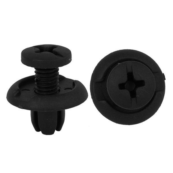 【本商品は海外出荷】お届けは通常20-30日を頂いております。製品名:ナイロン製のリベット; 材料：ナイロン カラー：ブラックパッケージ: 25 x ナイロン製のリベット(Non-OEM); 寸法: 穴径 :8mm 正味重量: 85g全長:...